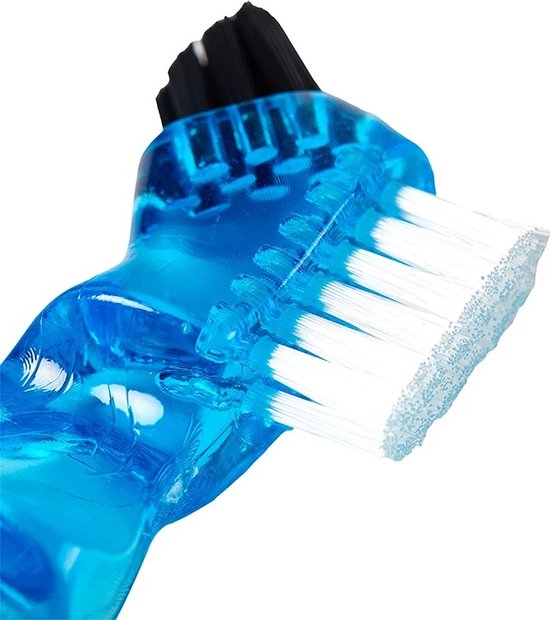 Protheseborstel - Kunstgebit borstel - Klein - Tandenborstel - Groene met groen bewaar... | bol