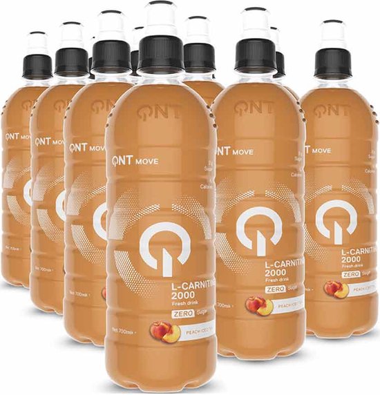 QNT L-Carnitine Drink Peach-Tea - 12x700ml | bol