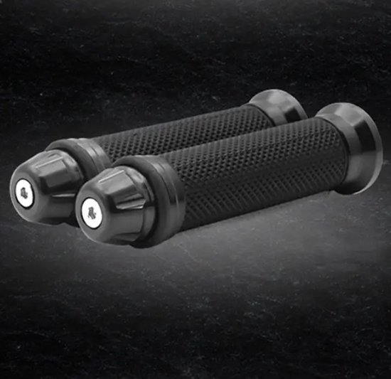 Stevige Handvaten Zwart/Titanium/Grijs - Scooter & Motor - Strak Design ...