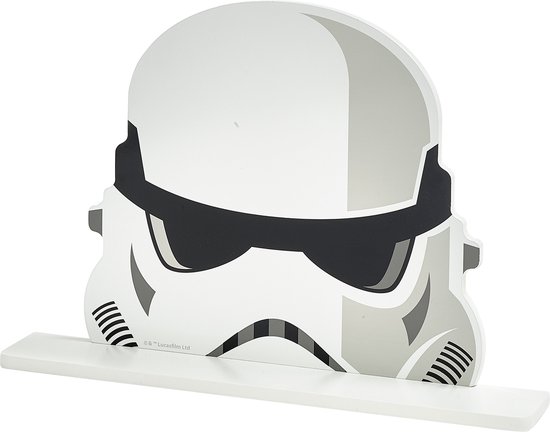 Star Wars Storm Trooper Small Wall Shelf | bol