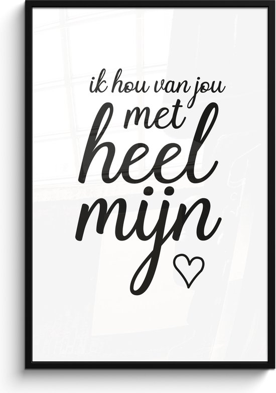 Fotolijst inclusief poster - Posterlijst 80x120 cm - Posters - Quotes ...