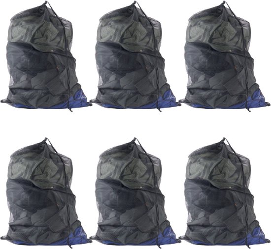 Nordix Waszak Groot XL - 60 x 90 CM - 6 stuks - Zwart -Treksysteem ...