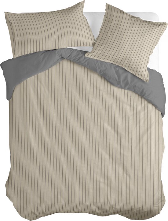 Noorse hoes HappyFriday Basic Oxford Beige 155 x 220 cm | bol