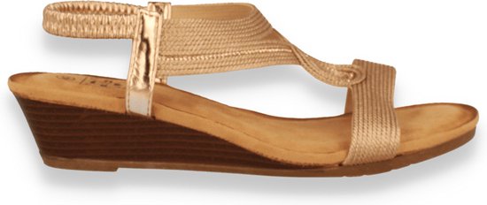 Mode-Mania Mania Sandaal Champagne GOUD 40 | bol