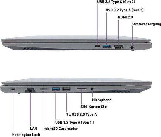 Terra Mobile 1717 BTO 17.3" FullHD laptop - Intel Core i7-1255U - 16GB ...