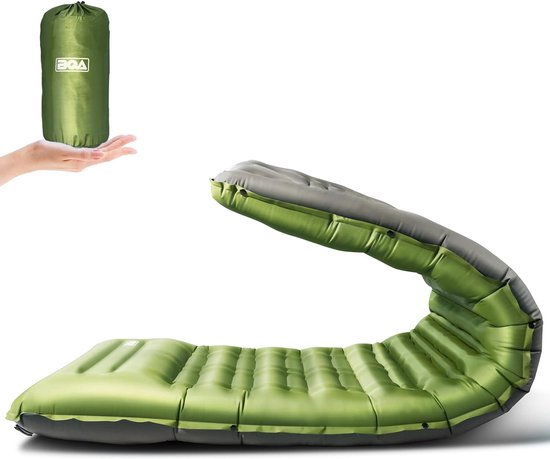 Camping isomat, extra dikke isomat, zelfopblazend, 10 cm opblaasbaar ...