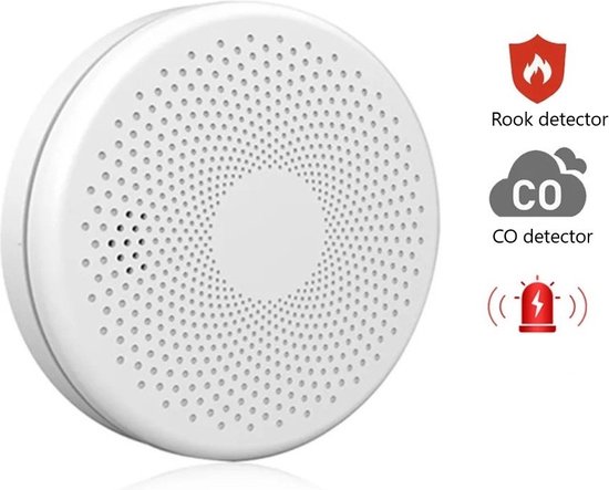 Wifi Rook Co Detector Met Bediening Via App En Kan Werken Met
