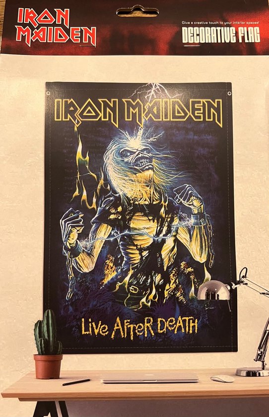 Iron Maiden - Live After Death - Textiel Poster | bol