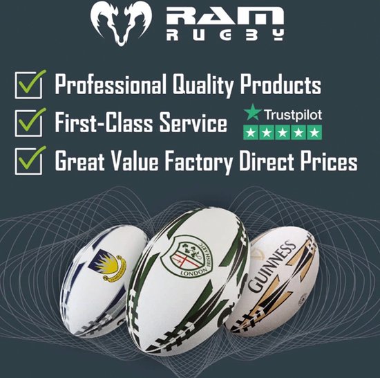 RAM - Tag rugby bundel - Complete set - Inclusief tas - Maat 4 | bol
