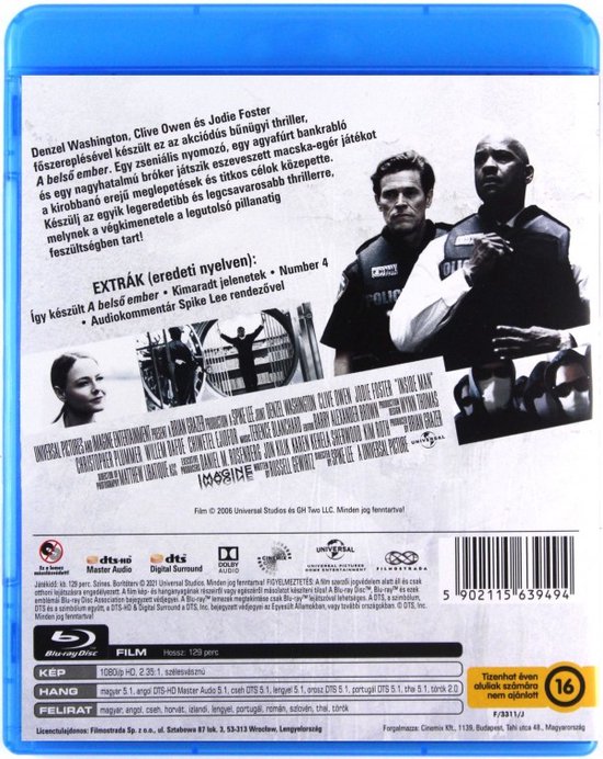 Inside Man [Blu-Ray] (Blu-ray), Rafael Osorio | Dvd's | bol