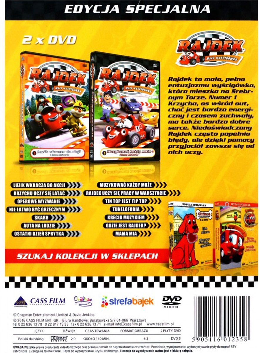 Roary the Racing Car [2DVD] (Dvd), Peter Kay | Dvd's | bol