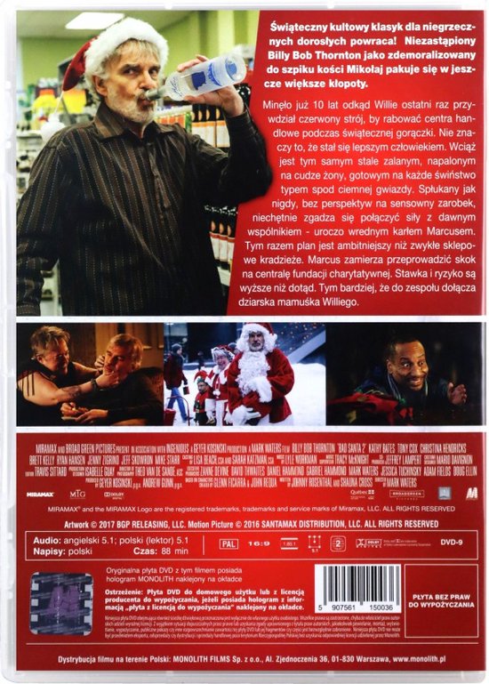 Bad Santa 2 [DVD] (Dvd), Billy Bob Thornton | Dvd's | bol