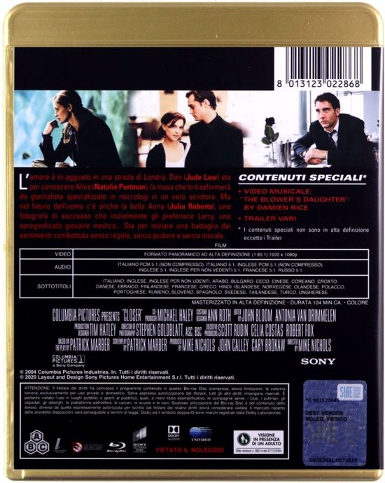Closer [Blu-Ray] (Blu-ray), Julia Roberts | Dvd's | bol