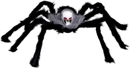 Fiestas Horror spin groot - Halloween decoratie/versiering - zwart met ...