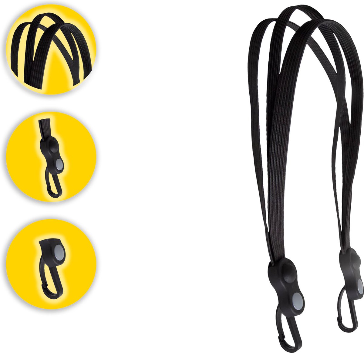Snelbinder spinbinder Fiets 2 stuks : Robuuste Bagagespin voor 26 en 28 ...