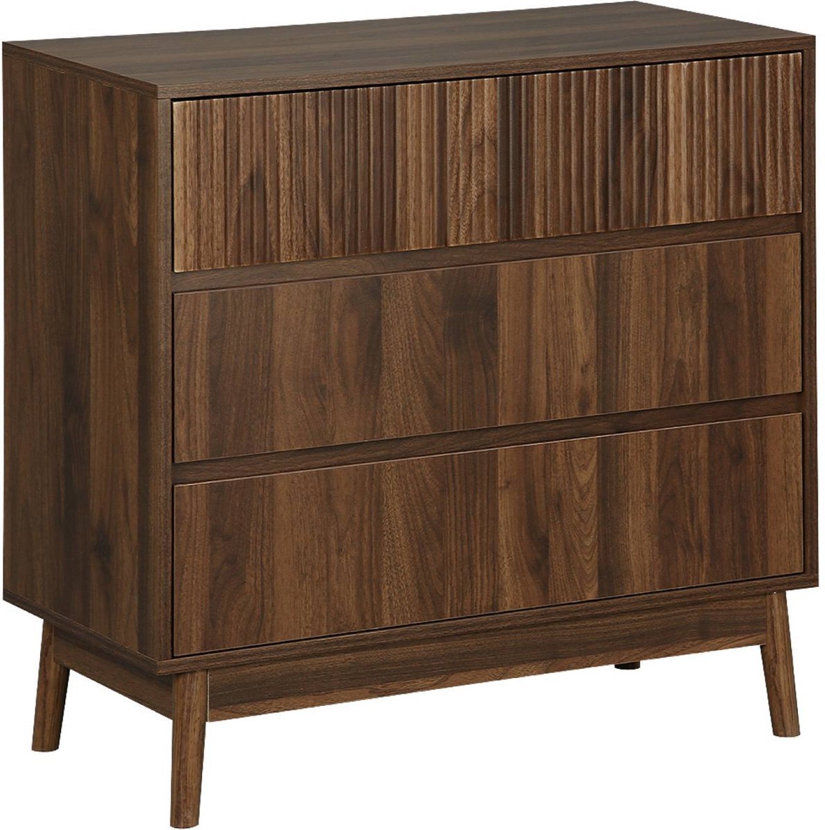 sweeek - Houten commode, 3 laden - Linear | bol.com