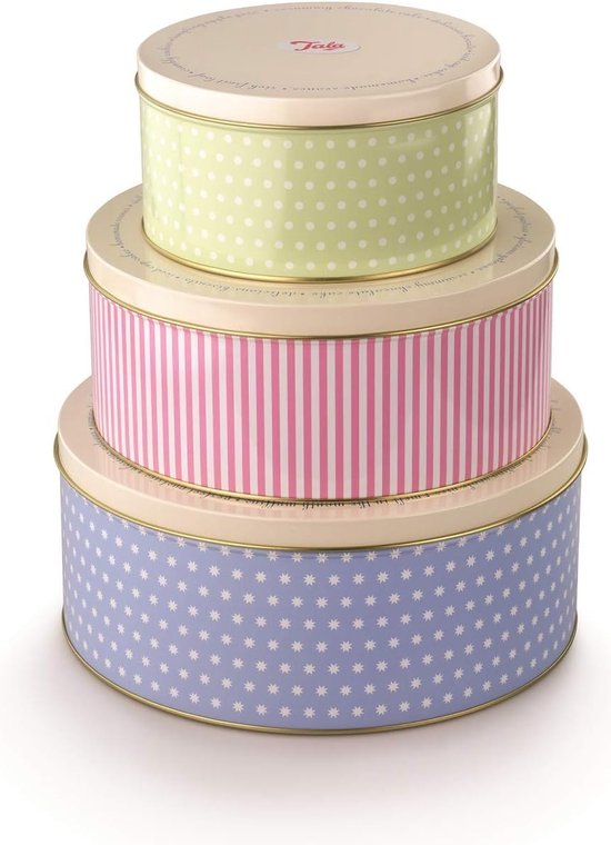 Parent Ronde koekblikken in retro-design | bol