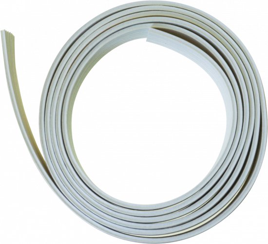 Zelfklevend Tochtband E-Profiel - Wit - 9mm x 4mm x 7,5m - Tochtstrip | bol