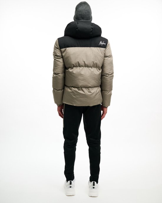 Malelions Sport Counter Puffer Jacket Rock Black | bol.com