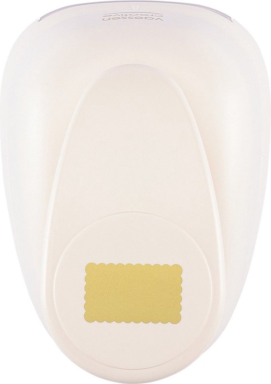 Vaessen Creative Pons - Label Rechthoek - 42x68mm | bol