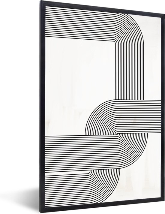 Fotolijst incl. Poster - Kamer decoratie aesthetic - Tieners - Line art ...