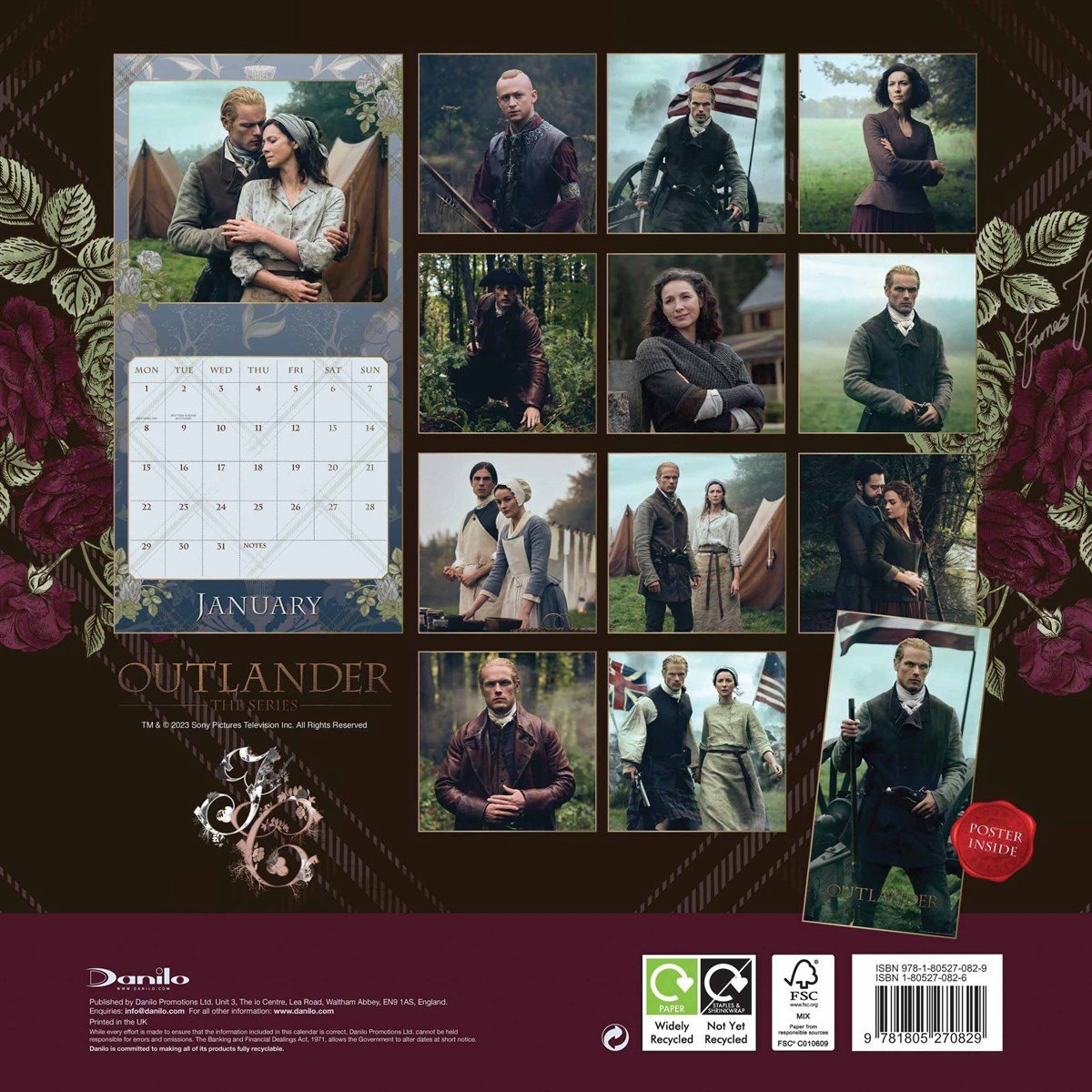 Outlander Kalender 2024, Danilo | 9781805270829 | Boeken | bol.com