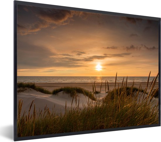 Fotolijst incl. Poster - Strand - Kleuren - Europa - 80x60 cm ...