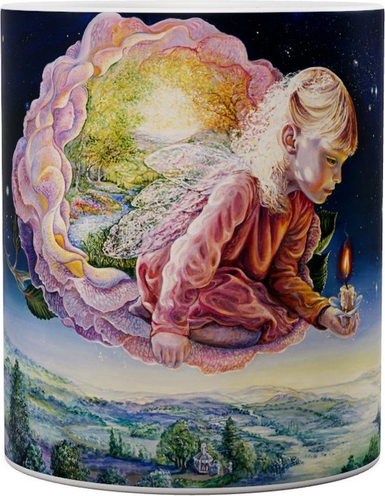 Josephine Wall Fantasy Art - Light Of The Rose - Mok 440 ml | bol