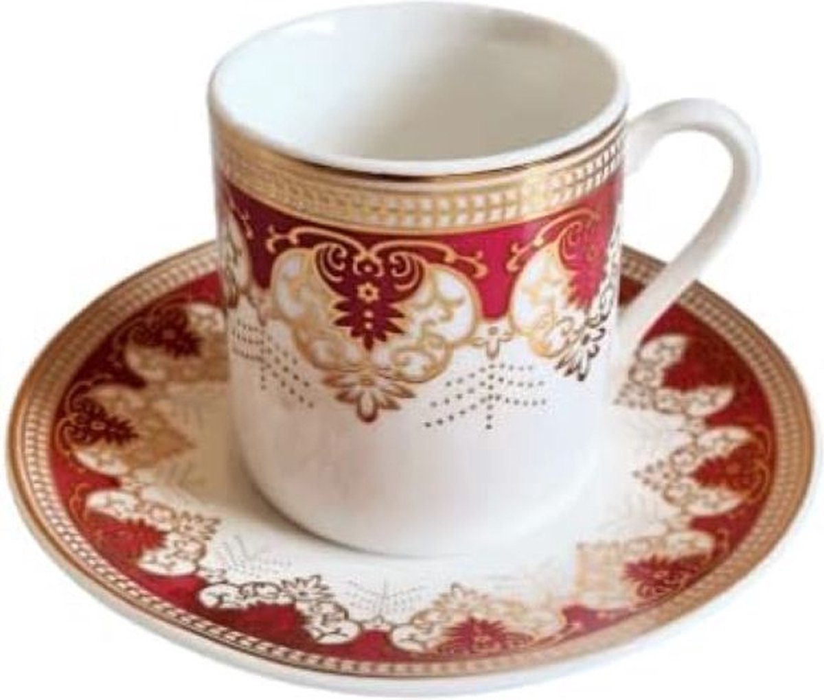 Koffiekopjes, twaalfdelige set espressokopjes voor 6 personen ...