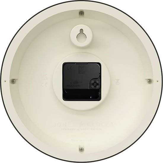 Ronde Retro Wandklok - The Ketchup Round Clock - Makkelijk leesbare ...