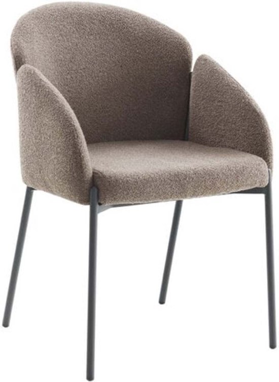 Trend Living Hidde Eetkamerstoel - Bruin - Boucle - Stoel - Normale ...