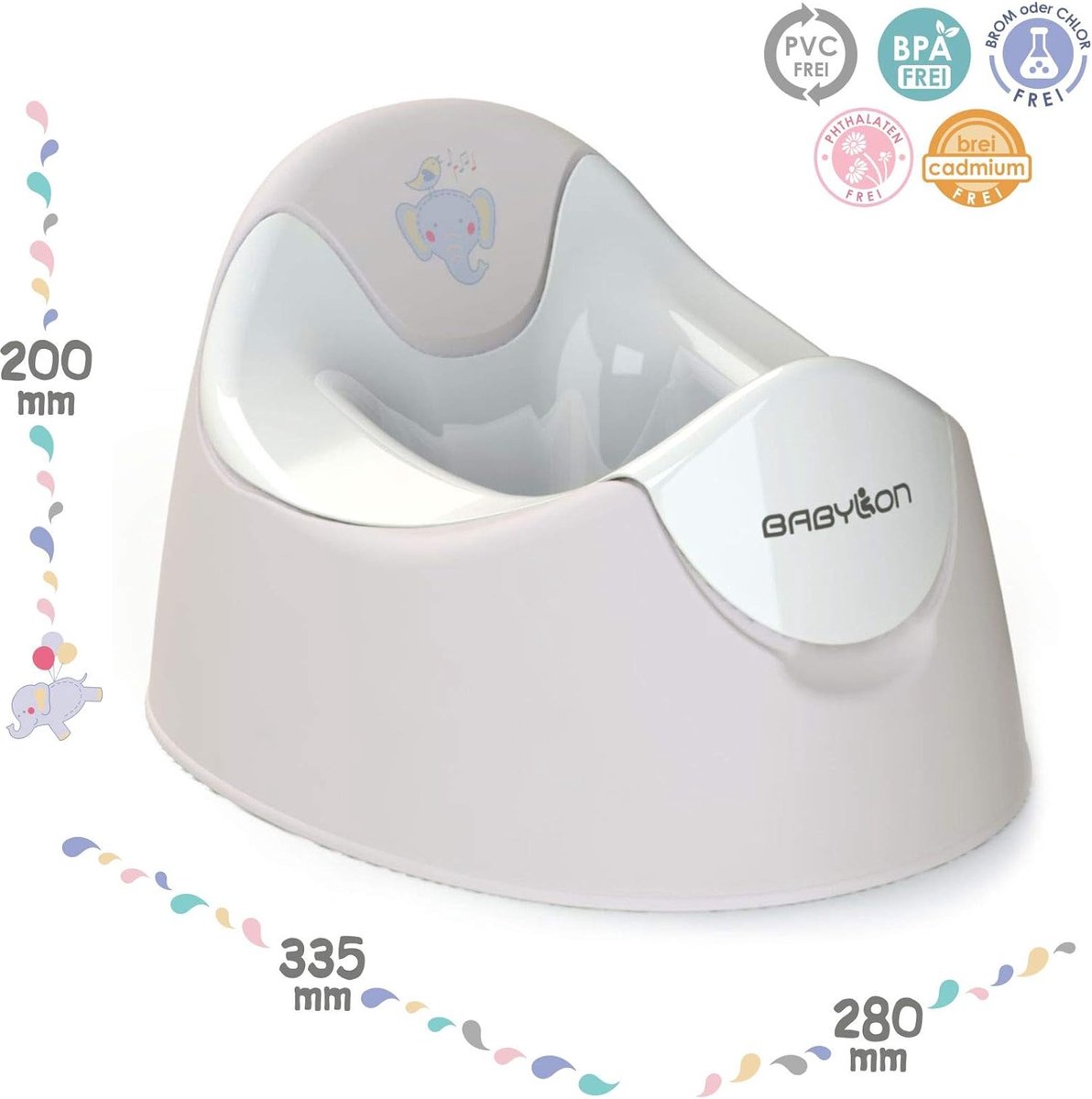 Pot enfant Trio, toilette enfant avec cuvette amovible, toilette enfant ...