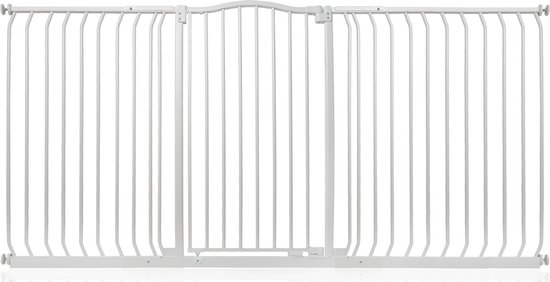Bettacare Barrière pour chien Extra haute avec dessus incurvé, 188 cm - 197 cm, Wit... | bol