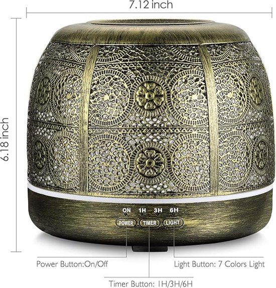 Aroma Diffuser - air purifier for large rooms | Relax accessories – Aroma diffuser -... | bol