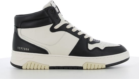 Sj Lifestyle Heren Sneaker Hoog Tc9700 Black/white | Maat: 45 | bol