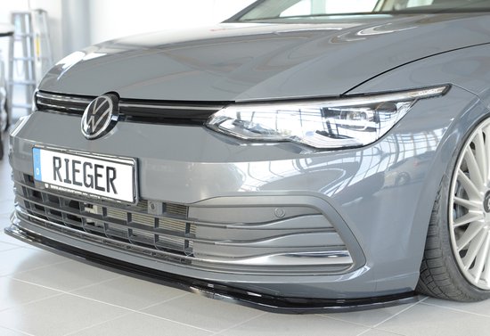 RIEGER - PERFORMANCE FRONT SPLITTER LIP - VW VOLKSWAGEN GOLF 8 - GLOSS ...