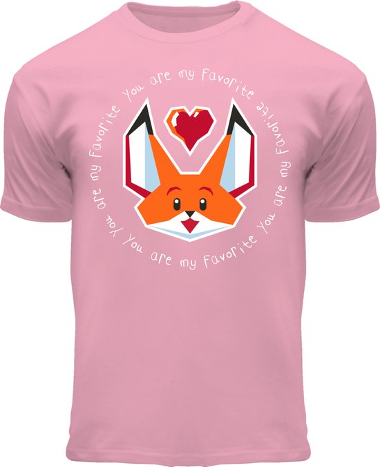 Fox Originals Vesper Favorite T-shirt Meisjes Katoen Pink Roze Maat 164 ...