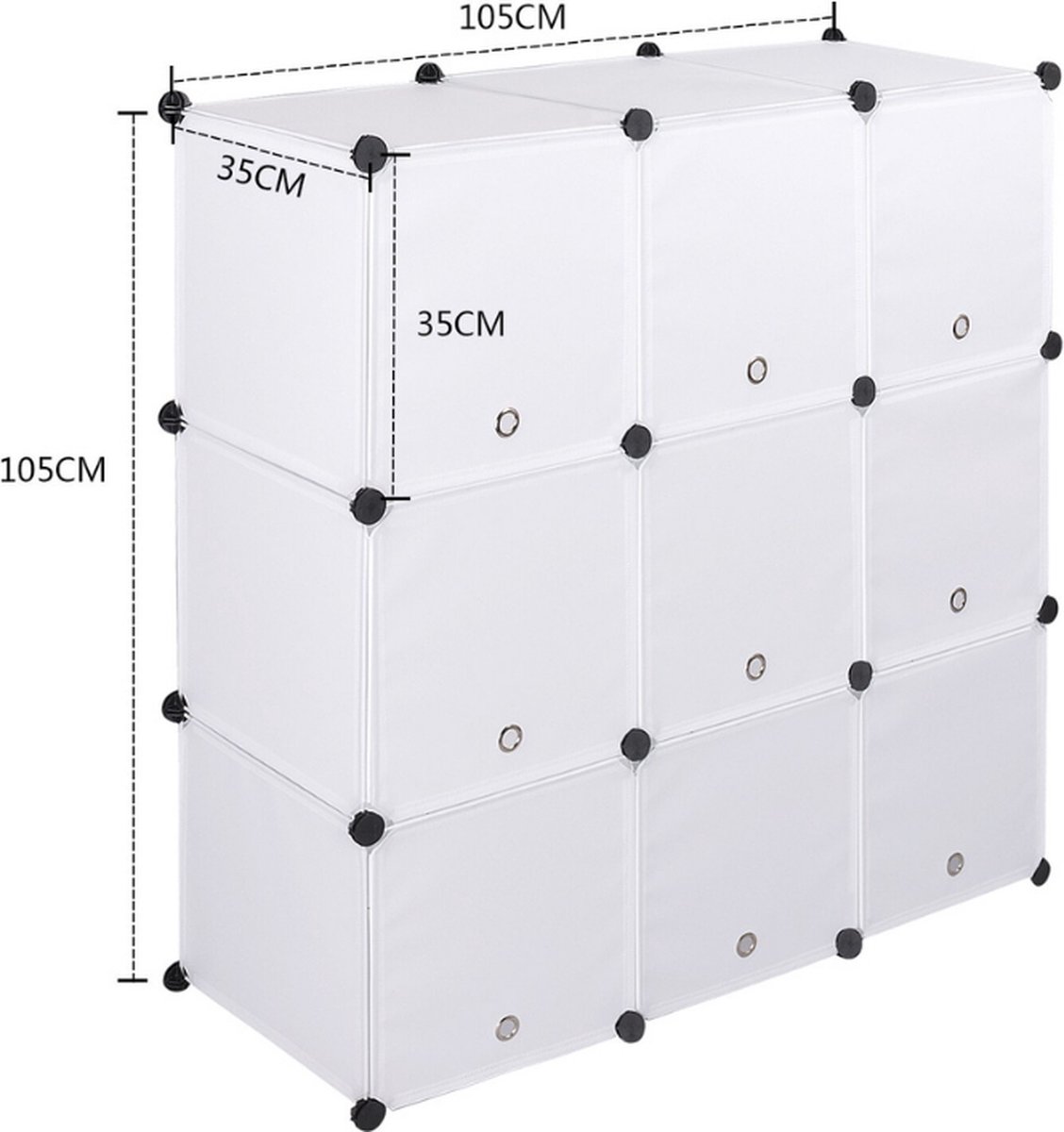 Homesse Kubus Opslag - kast - opbergkast - kledingkasten slaapkamer ...