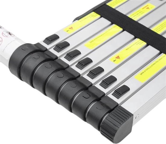 Stier - Telescopische Ladder - 3.8m - Lichtgewicht | bol