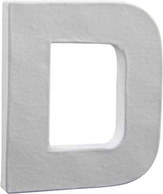 Letter wit D 12 cm | bol.com