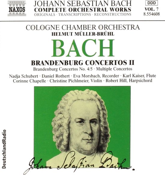 Cologne Chamber Orchestra, Helmut Müller-Brühl - J.S. Bach: Brandenburg ...