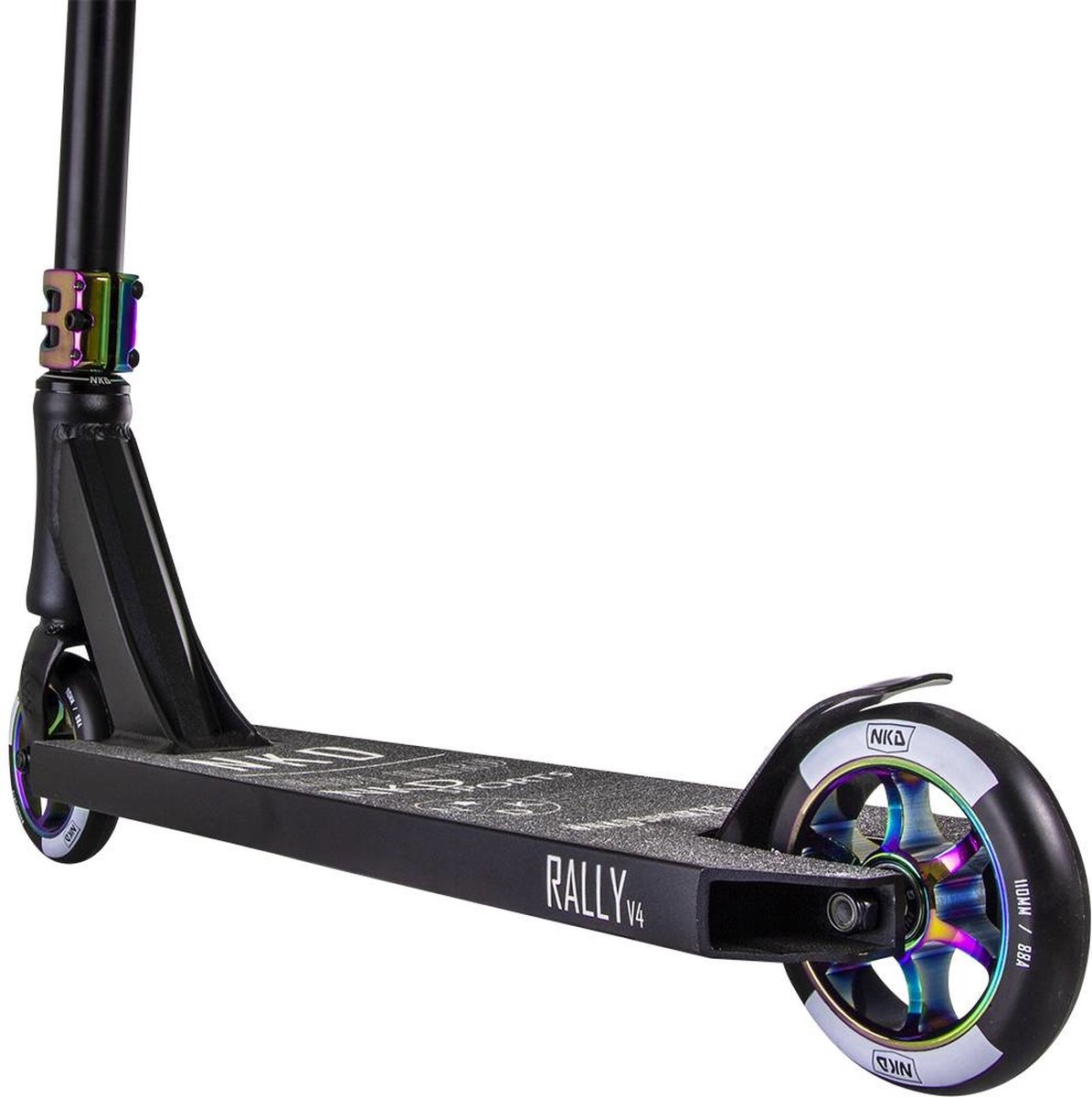 NKD Rally V4 stuntstep Black-Rainbow | bol.com