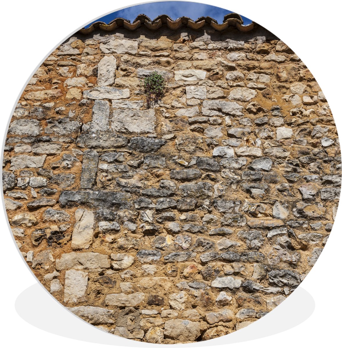 Wall Circle - Wall Circle Indoor - Mur - Pierres - Tuiles - ⌀ 90 cm ...