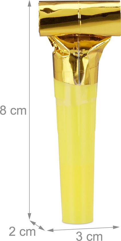 Relaxdays 50x roltongen feest toeter - feesttoeters - roltoeters ...