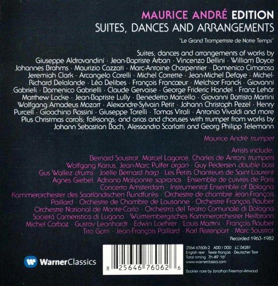 Maurice Andre Edition Vol.4, Maurice Andre | CD (album) | Muziek | bol.com