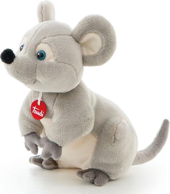 Trudi Knuffel Muis Giosue 30 Cm Grijs | bol.com