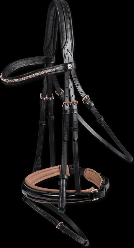 Waldhausen X-Line Patent Leather Bridle Rosewood | bol.com