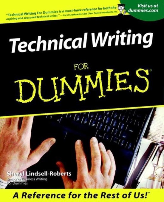 Technical Writing For Dummies | 9780764553080 | S Lindsell-Robert ...