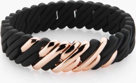 Armband The Rubz Classic 15 mm Mop rose pink gold | bol.com