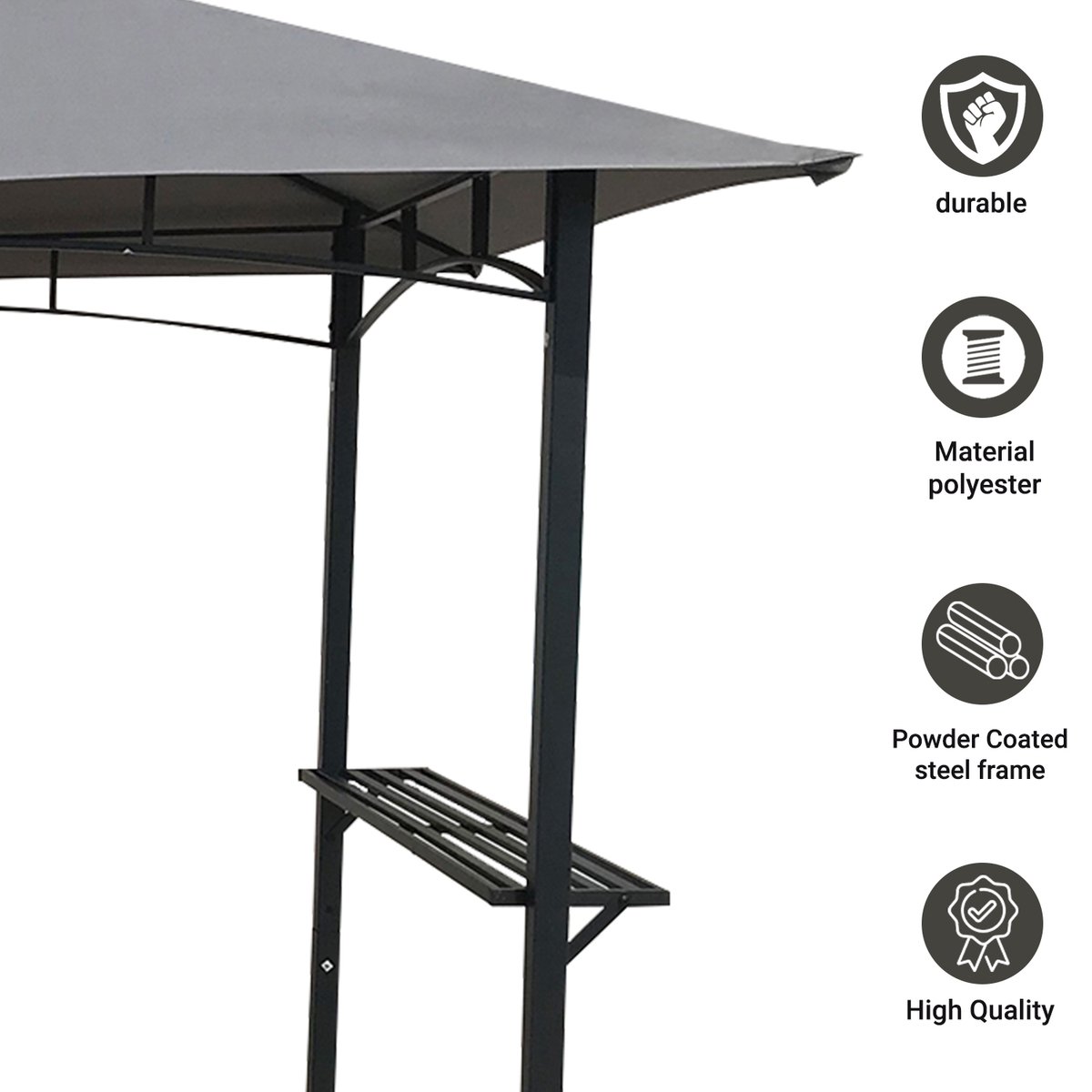 MaxxGarden Barbecue overkapping - Partytent Feesttent Paviljoen - 2,3x1 ...